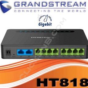 Jual Grandstream HT818 - 8FXS VoIP Analog Gateway with Gigabit NAT Router | Shopee Indonesia