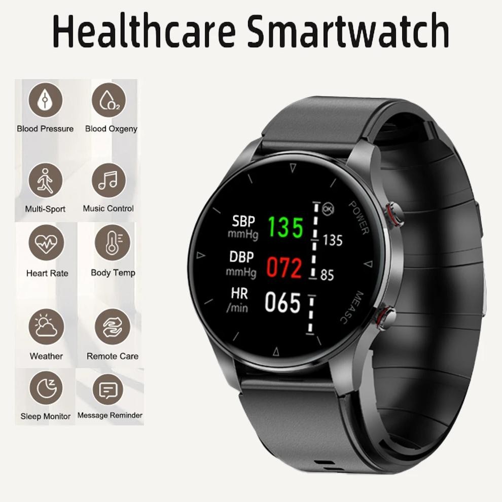 Jual Health Care Smart Watch Air Pump Airbag, Medical Grade Accurate BP ...