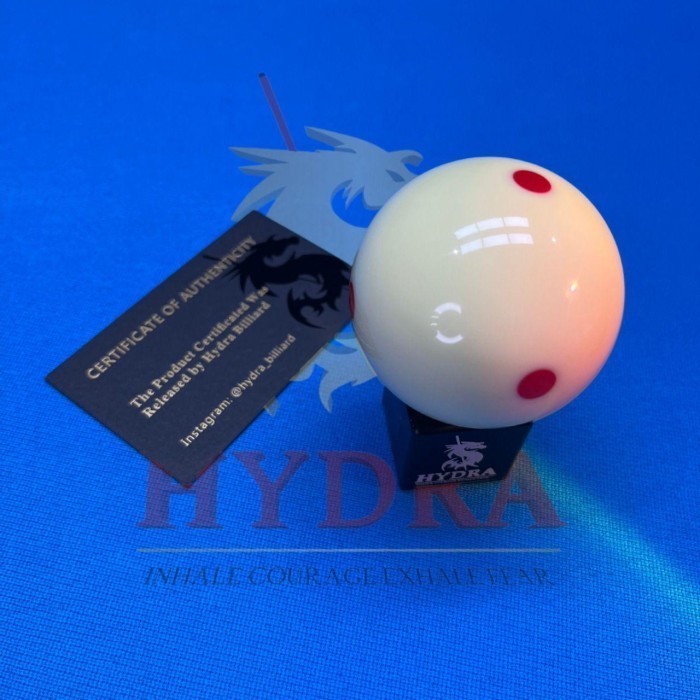 Jual Bola Putih HYDRA Red Dot Cue Ball / Bola Billiard Titik Merah SE01 ...