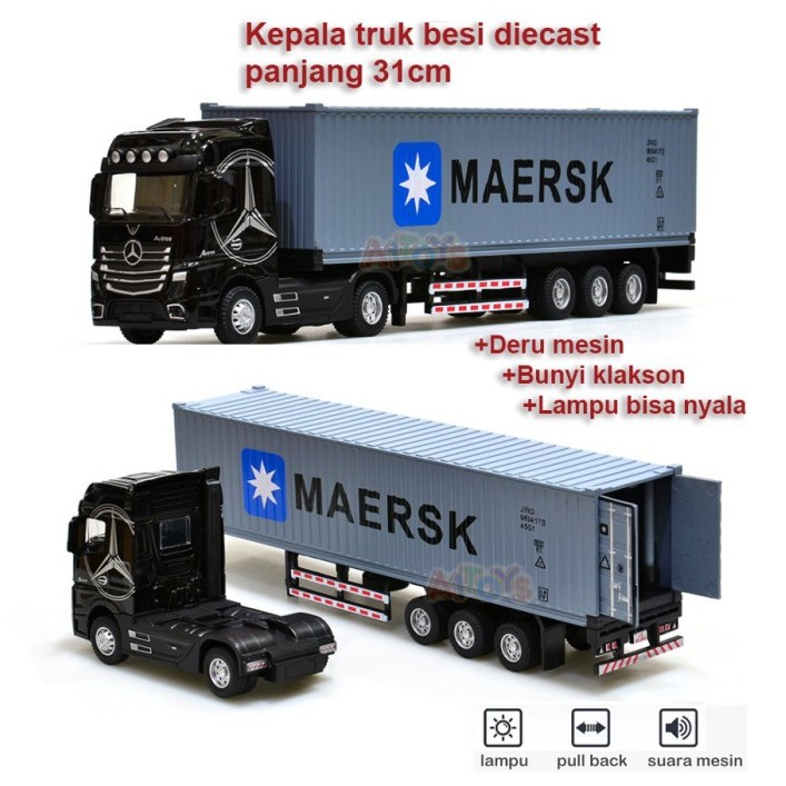 Jual Diecast Truk Trailer Mainan Truk Trailer Mainan Truk Scania Mainan ...