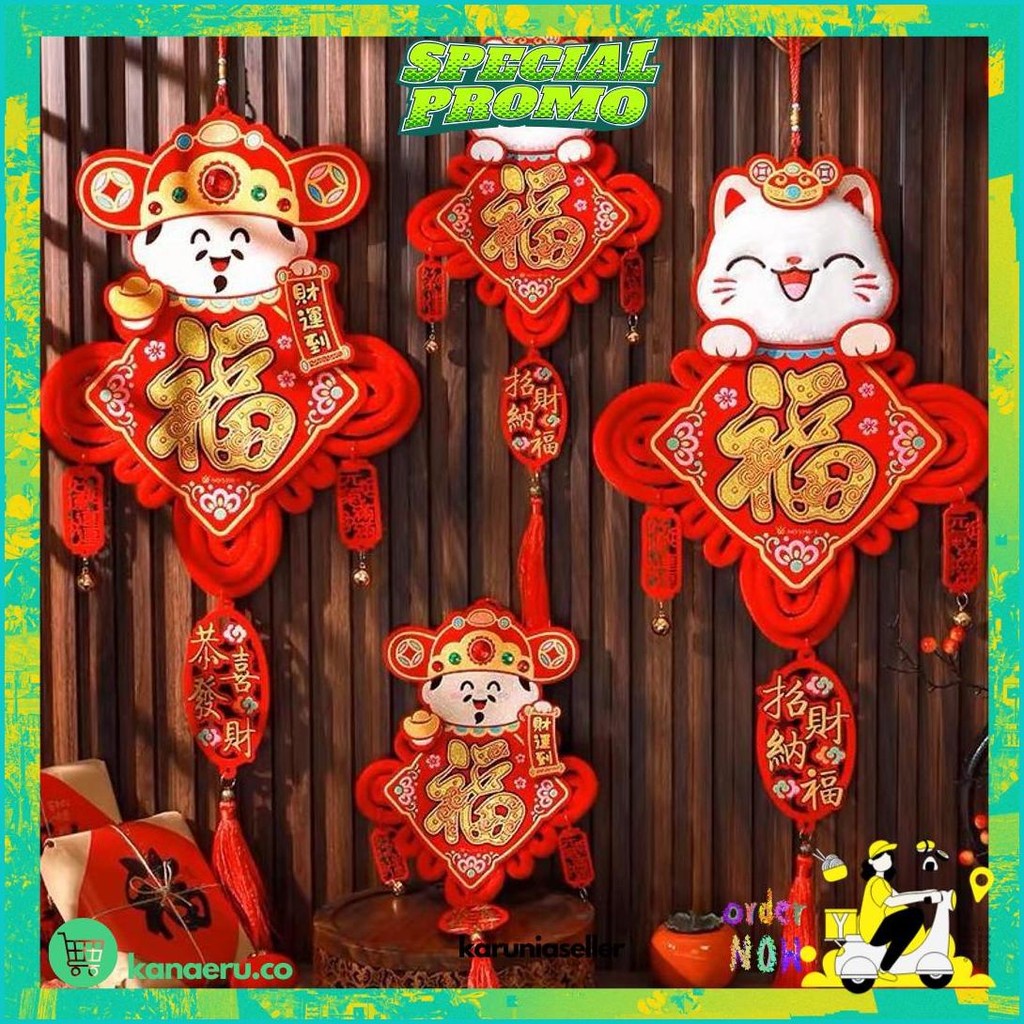 Jual Gantungan Caisen Dan Kucing Dekorasi Dan Hiasan Imlek Sincia 2025 ...