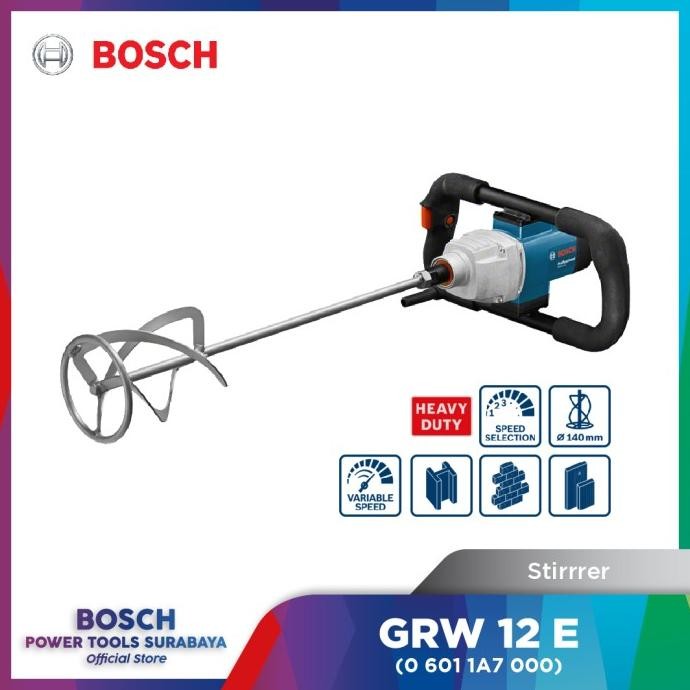 Jual MESIN PENGADUK CAT & SEMEN BOSCH GRW 12 E PAINT & MUD MIXER ...