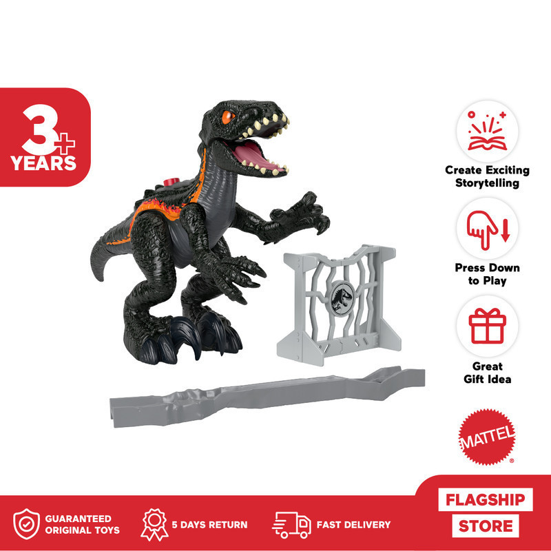Jual Imaginext Jurassic World indoraptor Black Dinosaur Toy - Mainan ...