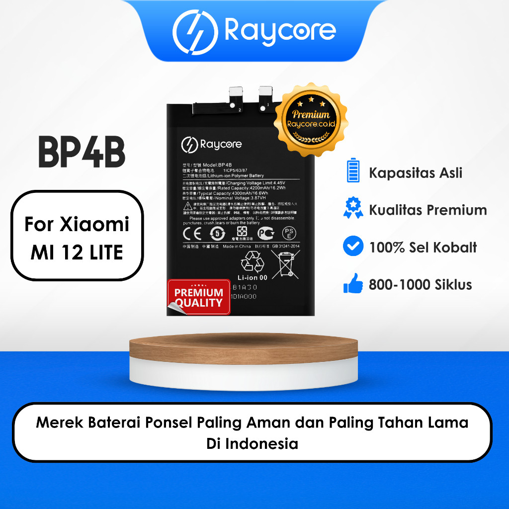 Jual Raycore - Baterai BP4B FOR XIAOMI MI 12 LITE | Shopee Indonesia
