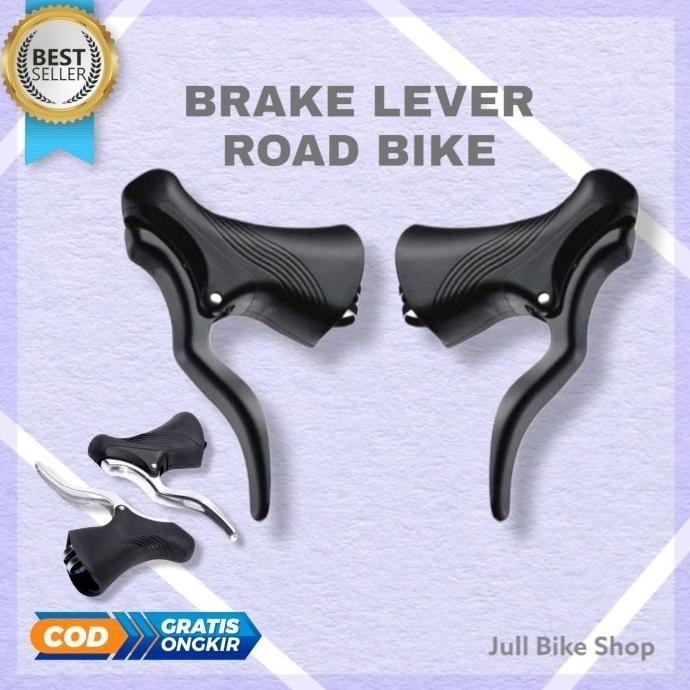 Jual PNP - brake lever road bike sepeda handle rem drop bar roadbike ...