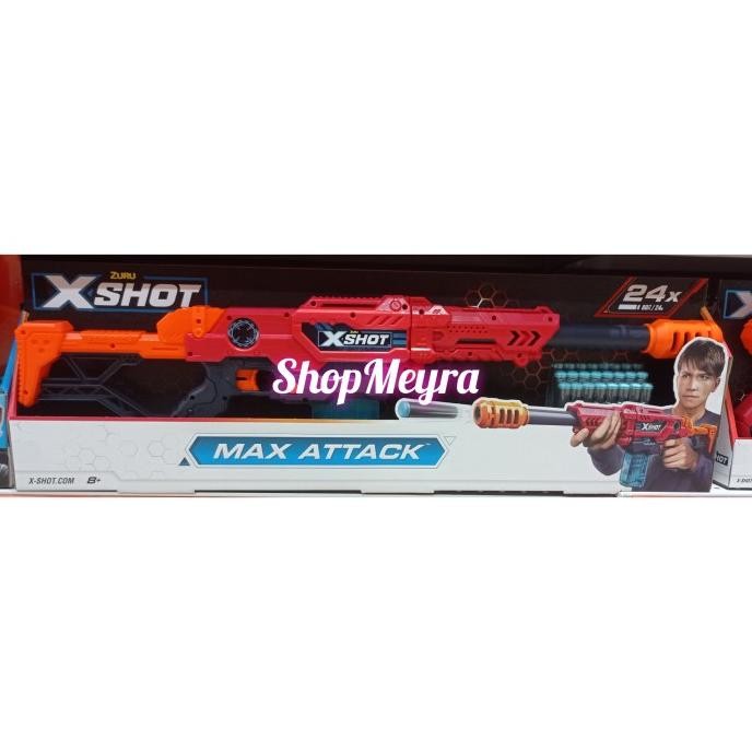 Jual XShot MAX ATTACK Sniper X Shot Zuru Hawk Eye Blaster | Shopee ...