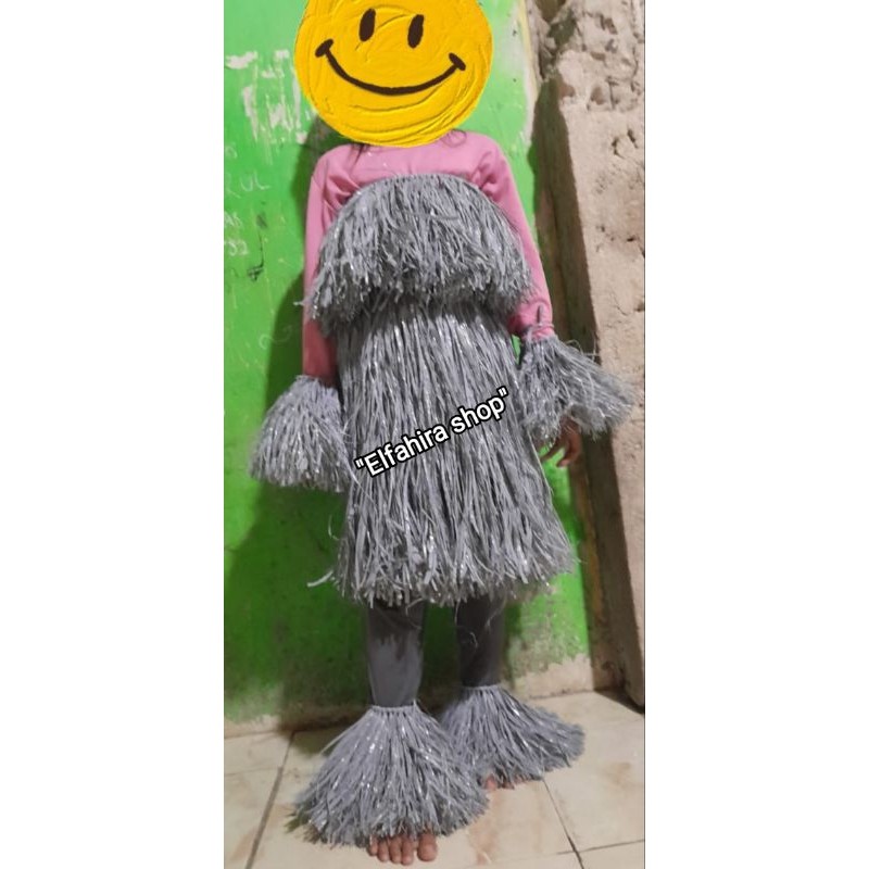 Jual Kebaya & Pakaian Kondangan custom adat papua Rok rumbai tali rafia ...