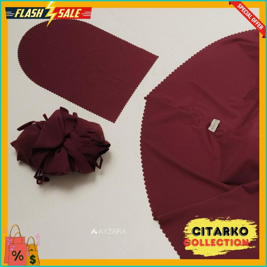 Jual Ayzara - Mukena Dewasa Lite Polos Ataya Series (Lagi Viral) | Shopee Indonesia