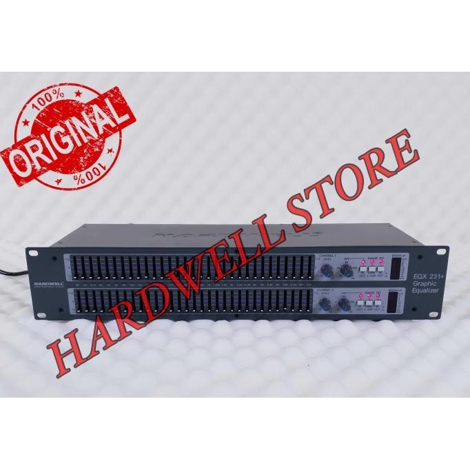 Jual Equalizer HARDWELL EQX 231+ With Sub Out Original Kualitas Terbaik | Shopee Indonesia