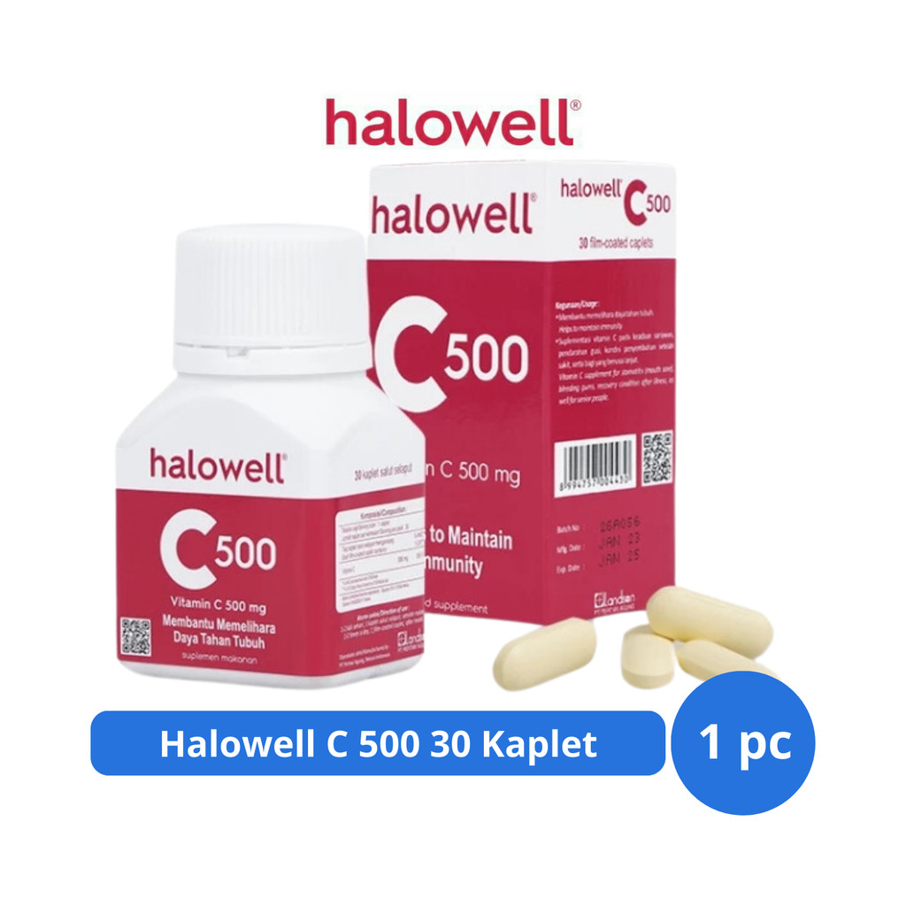 Jual Halowell C 500 30 Kaplet | Shopee Indonesia