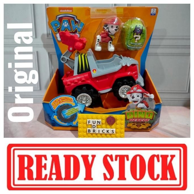 Jual Paw Patrol Dino Rescue Marshall Deluxe Vehicle | Shopee Indonesia