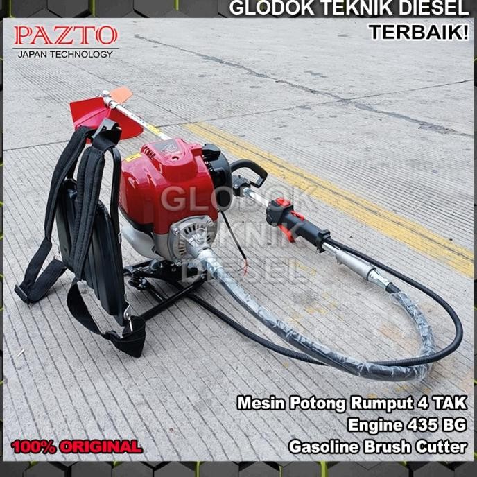 Jual Pazto Mesin Potong Rumput Gendong 4 Tak Stroke Brush Cutter BG 435 ORI | Shopee Indonesia