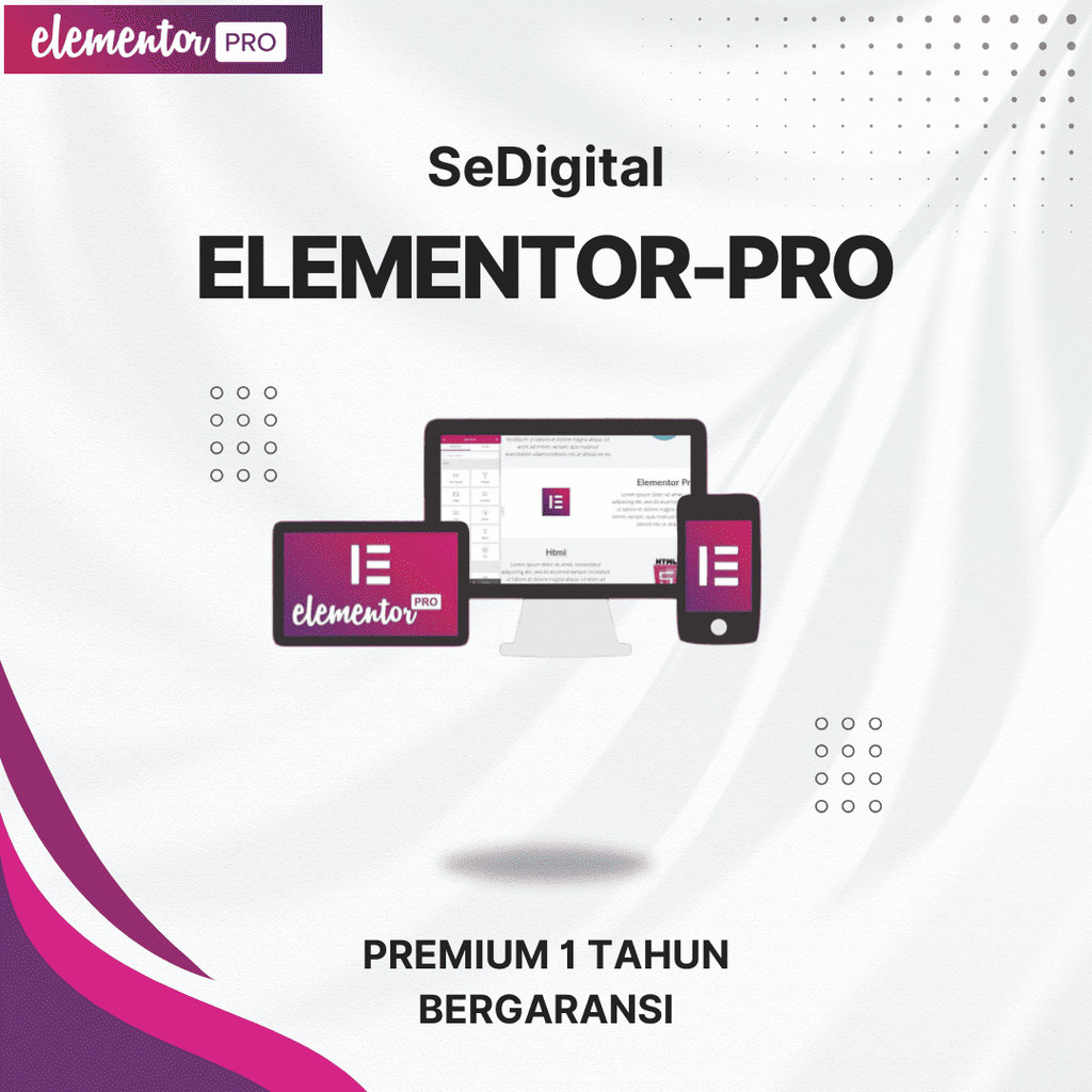 Jual Elementor Pro Asli 100% Original License Automatic Update | Shopee ...