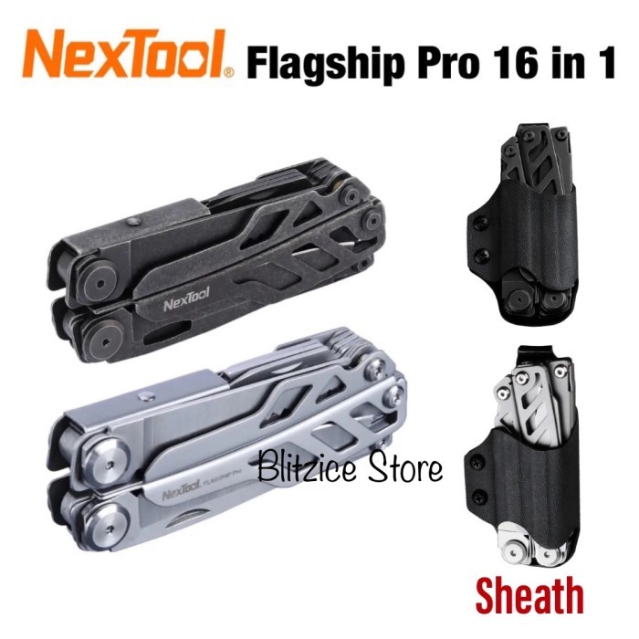 Jual Perfect Nextool Flagship Pro 16 in 1 Multi Function Knife Saw Tool Pisau Lipat | Shopee ...