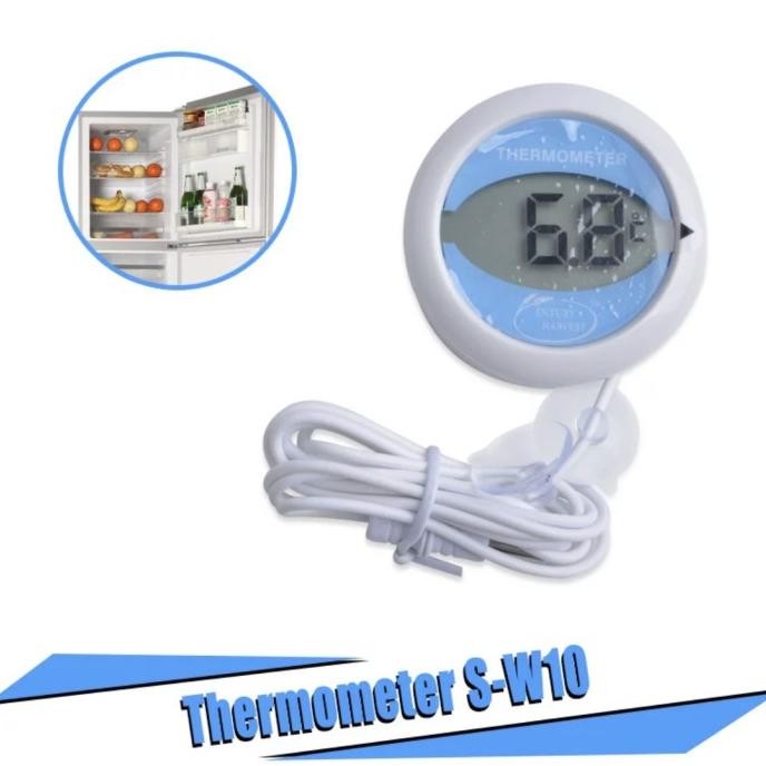 Jual ori - s-w10 thermometer refrigerator waterproof magnet termometer ...