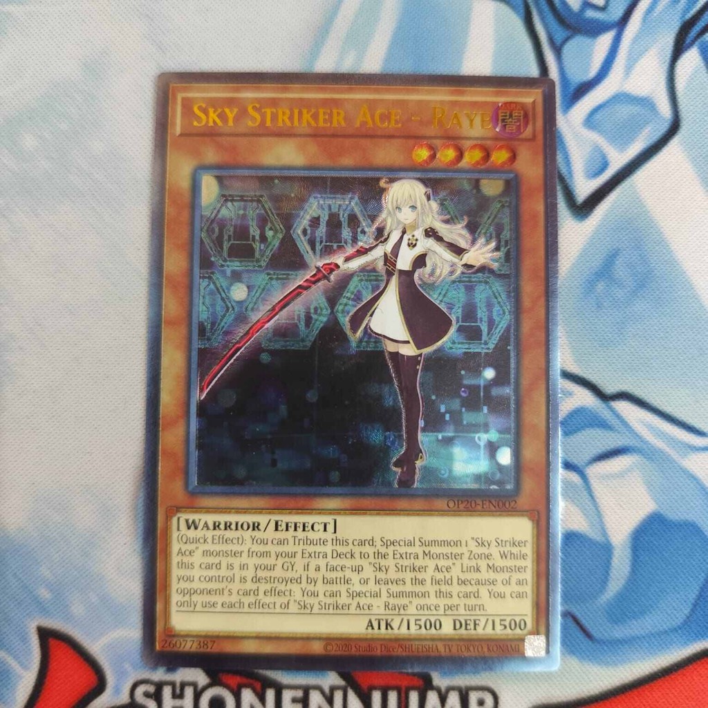 Jual yugioh sky striker ace raye OP20 ultimate rare original | Shopee Indonesia