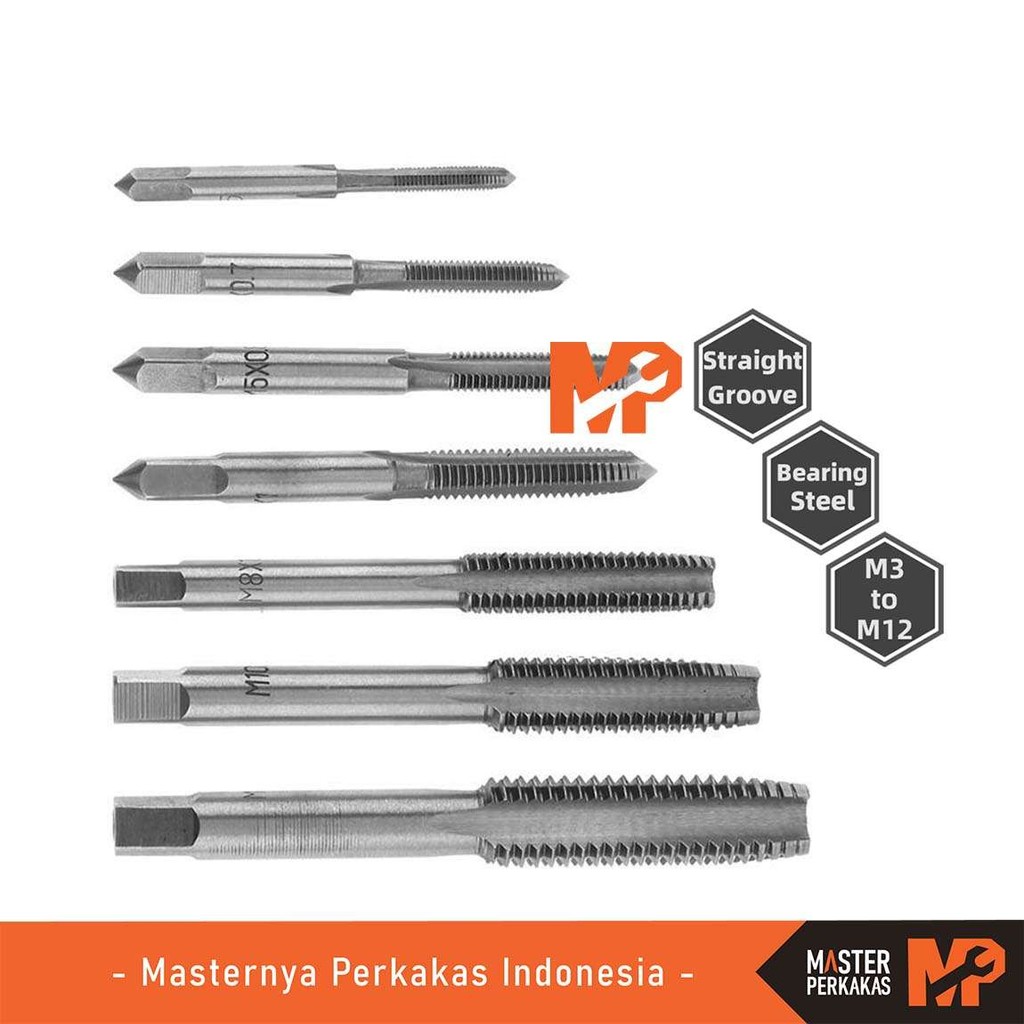 Jual MP Tap Hand 7in1 M3-M12 AI63 / Handtap Taps / Tangan Drat Senai / Hentep Alat Mata | Shopee ...