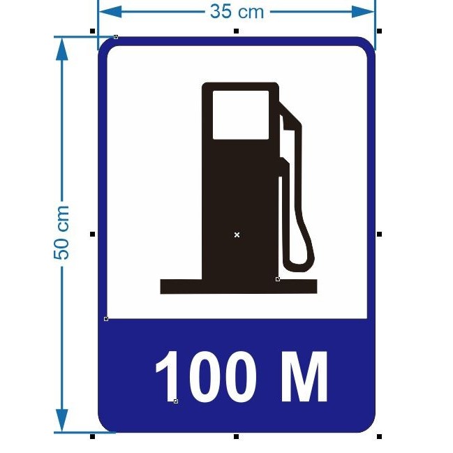 Jual Rambu Spbu Pom Bensin 40Cm X 60Cm, 35Cm X 50 Cm, Plat Acp 3Mm ...