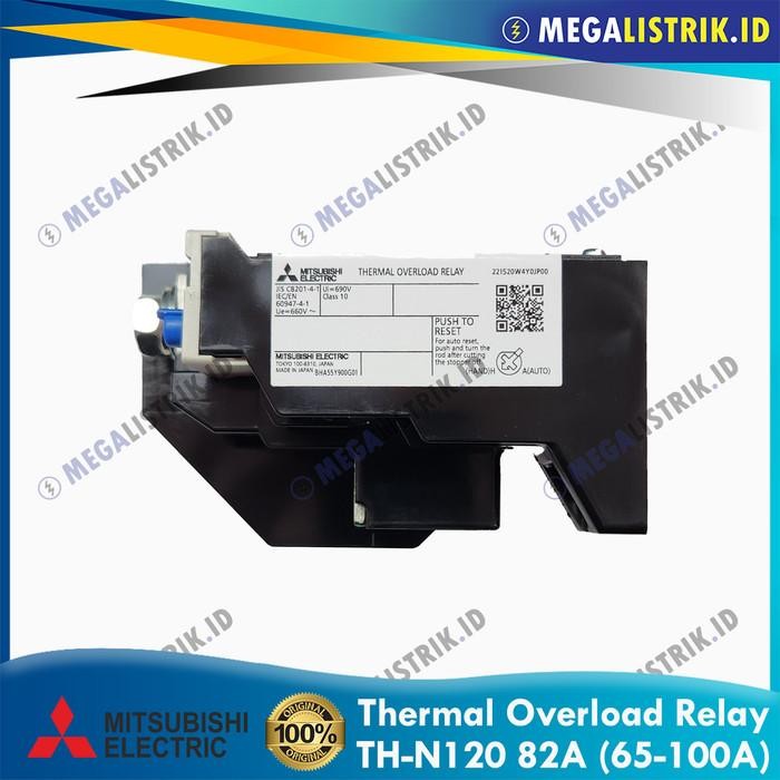 Jual Mitsubishi TH-N120 82A ( 65-100A ) Thermal Overload Relay THN120 82 A Import Premium ...