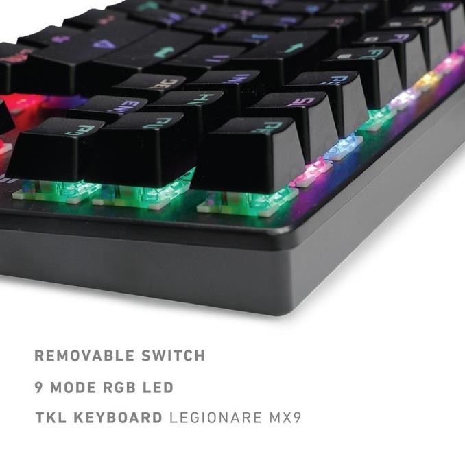 Jual Rexus Legionare MX9 RGB TKL Mechanical Gaming Keyboard | Shopee ...