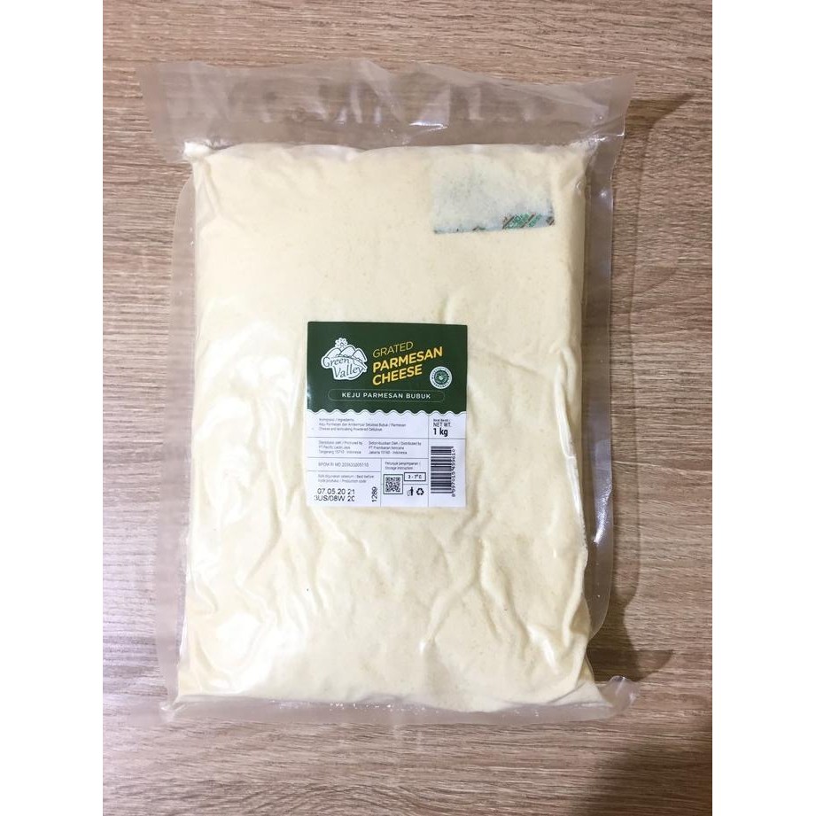 Jual Parmesan Grated Green Valley / Parmesan Bubuk Green Valley - 1 Kg ...