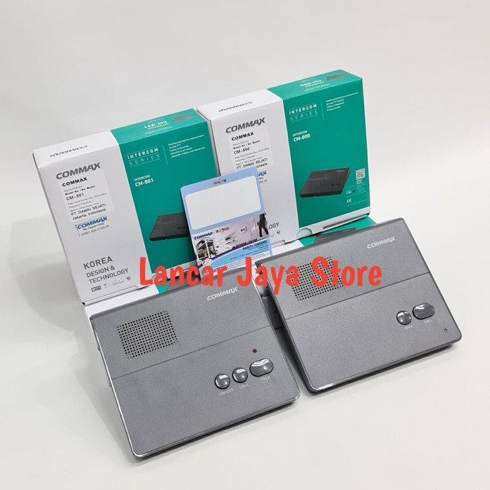 Jual Intercom 1 Arah Commax CM801+CM800 interphone/intercom Kabel ...