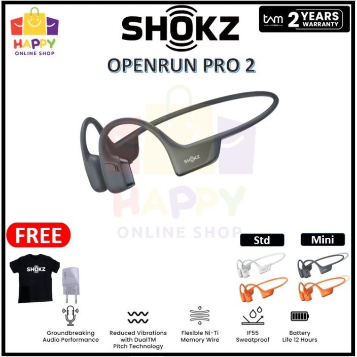 Jual Shokz Openrun Pro 2 Bone Conduction Headphone Open Run Pro2 Mini ...