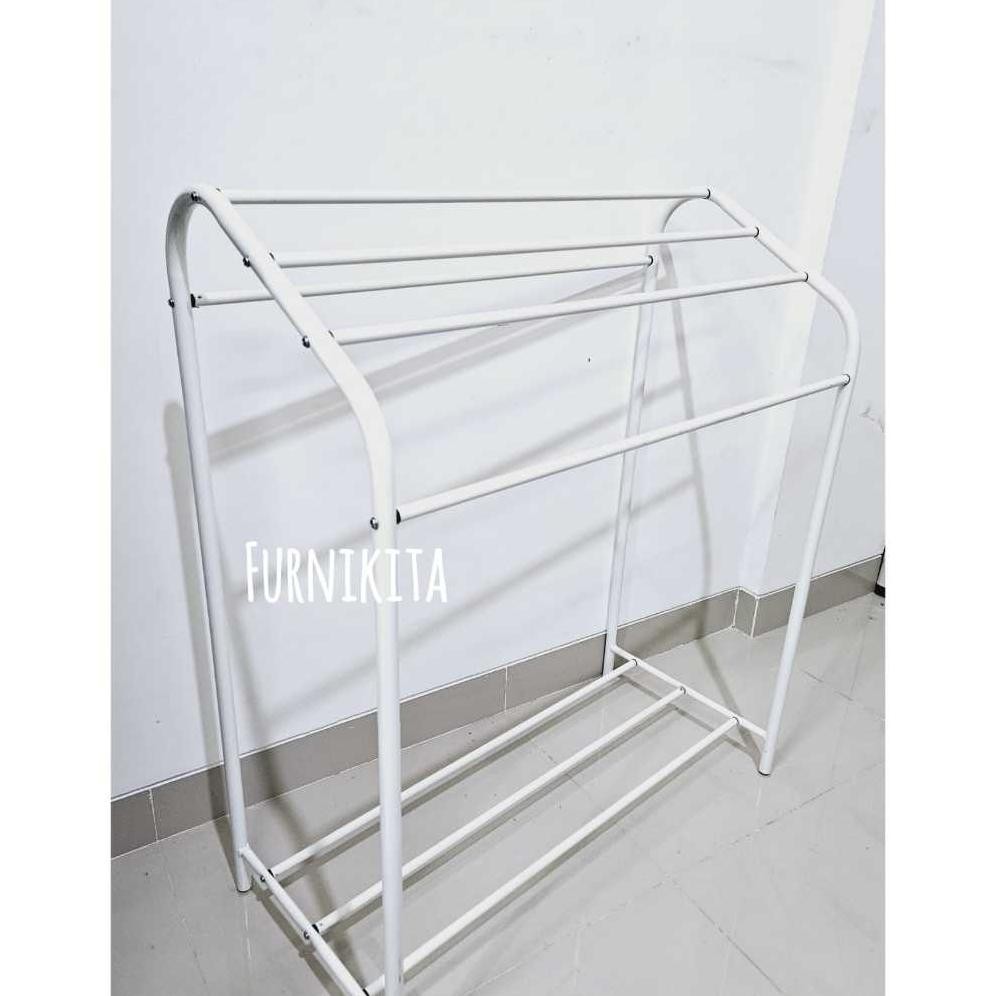 Jual JEMURAN HANDUK BESI JUMBO MODEL MINIMALIS PUTIH DAN HITAM | Shopee ...