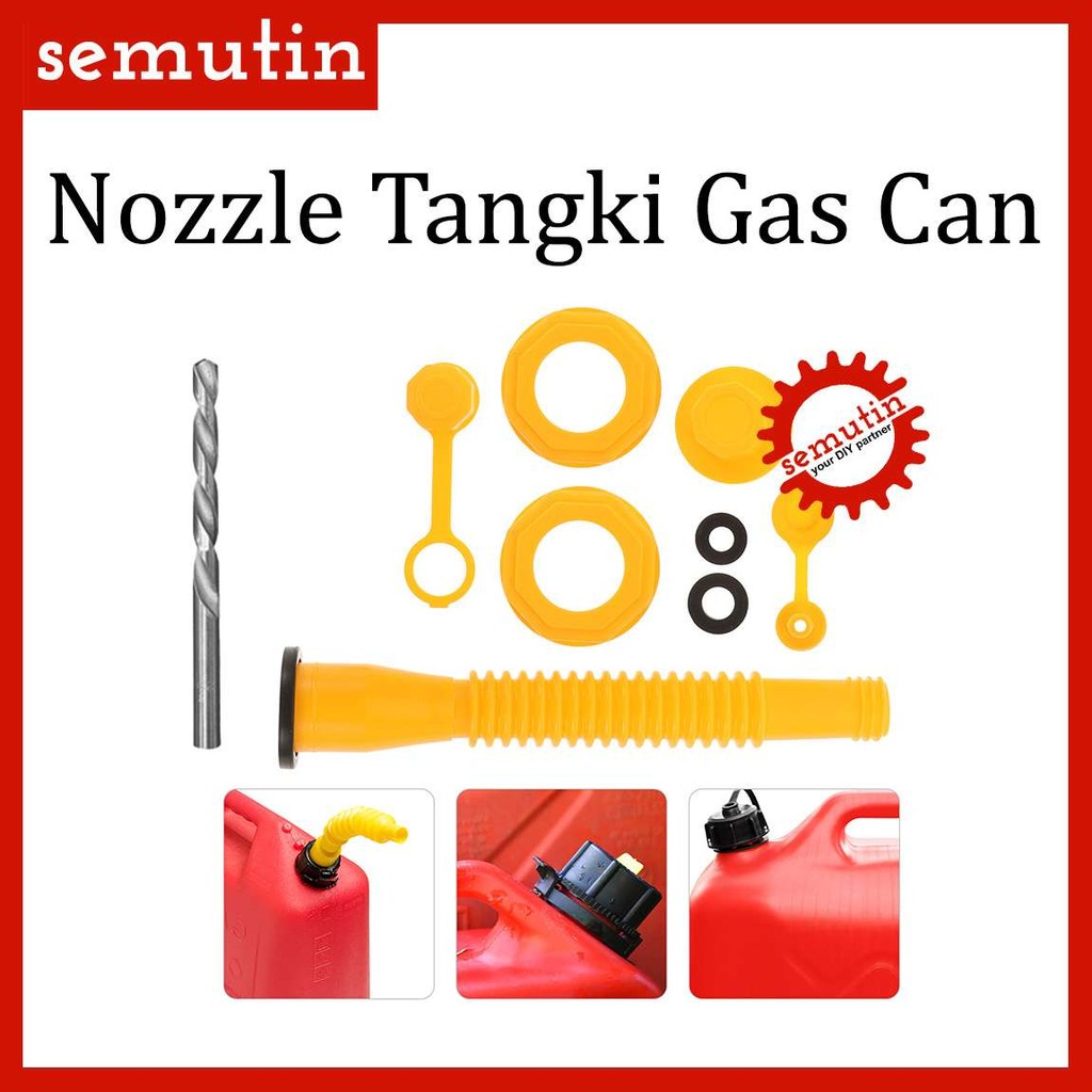 Jual Tangki Nozzle Gas Can 200mm AI57 SM / Sumbat Nosel Mur Heksagonal ...
