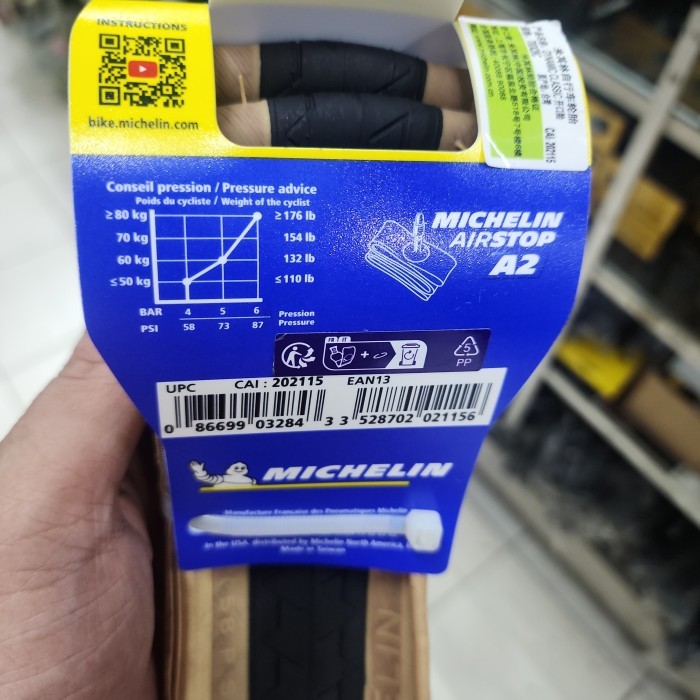 Jual Michelin Dynamic Classic Ban Sepeda Road bike Gravel 700 x 28c Keflar Gumwall Tanwall ...