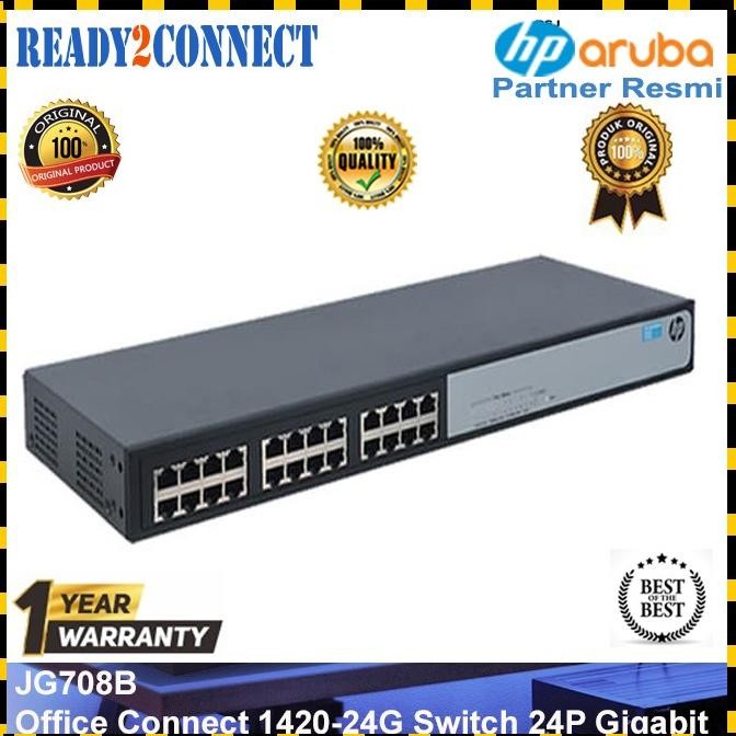 Jual HP JG708B 24 Port Switch Gigabit 1420-24G | Shopee Indonesia