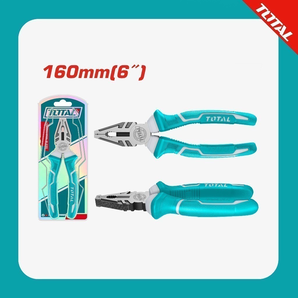 Jual TOTAL Tang Kombinasi 6" / Combination Pliers THT110606P | Shopee ...