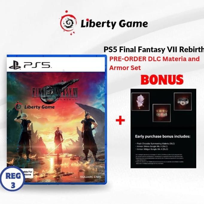 Jual Produk Baru!! PS5 Final Fantasy VII Rebirth / FF7 Rebirth / Final Fantasy 7 Rebirth ...