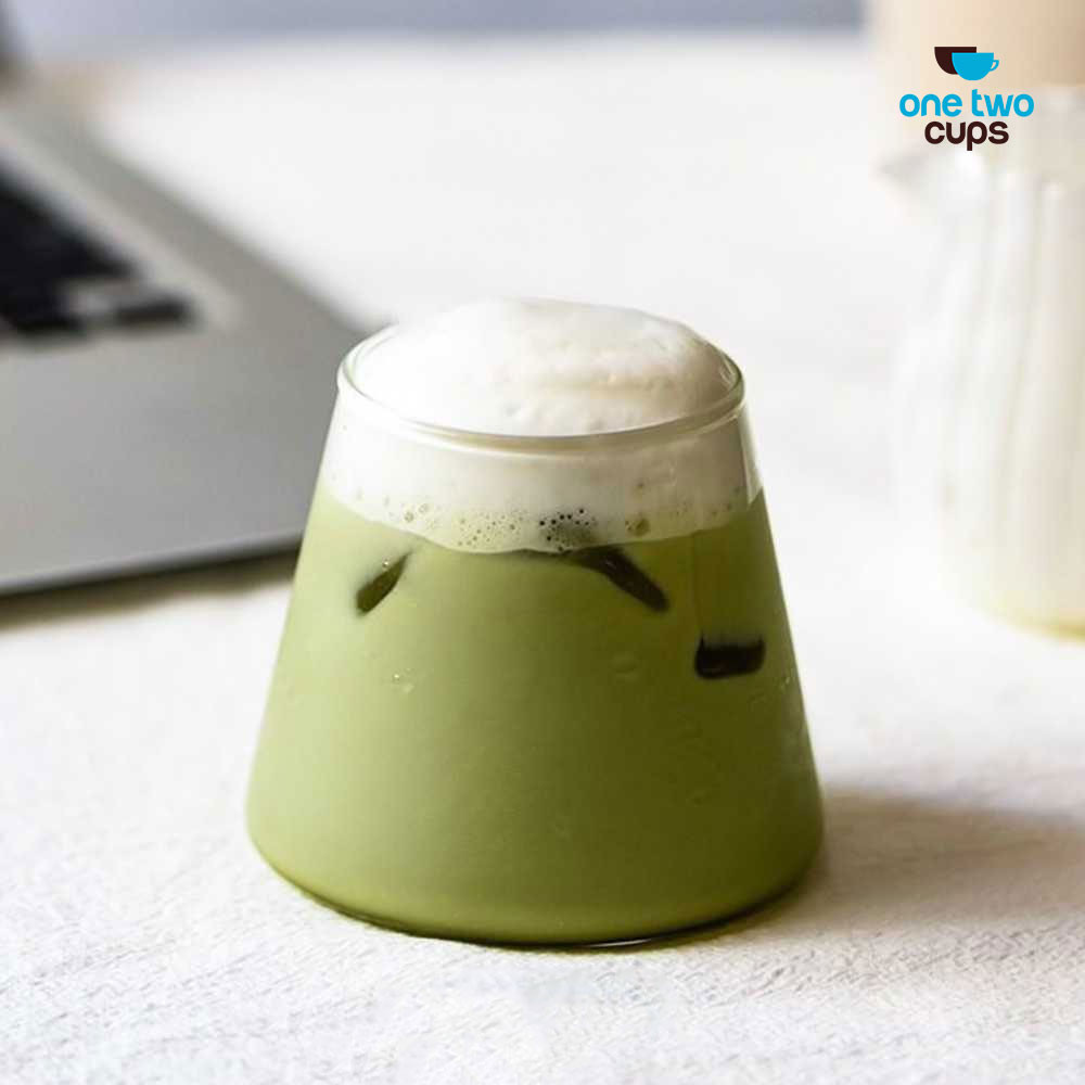 Jual One Two Cups Gelas Unik Kopi Teh Borosilicate Glass 425ml - KT009 - Transparent | Shopee ...