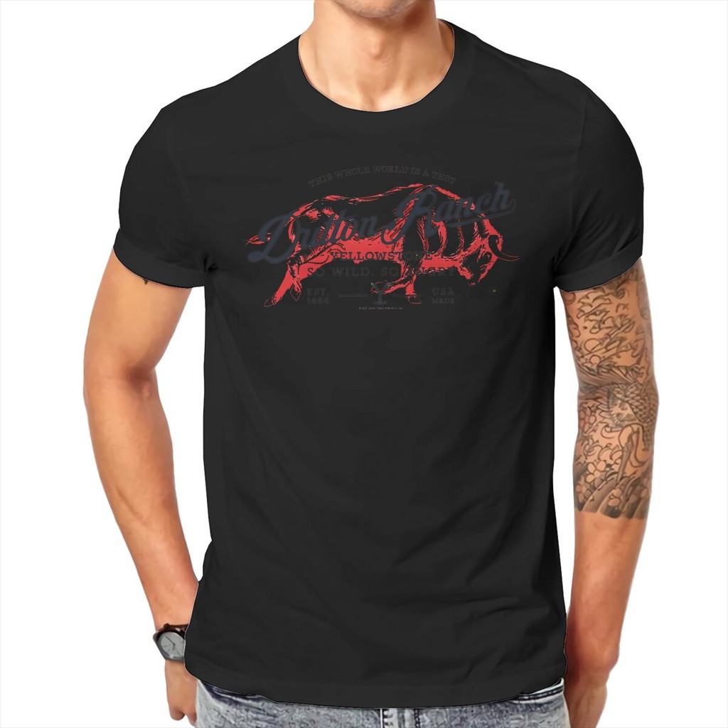 Jual So Wild So Angry Dutton Ranch Red Bull Vintage O Neck TShirt s ...