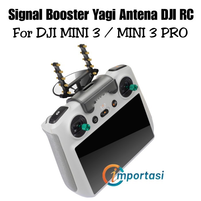 Jual Signal Booster Yagi Antena Range Extender Remote DJI RC Mini 3 / 3 ...