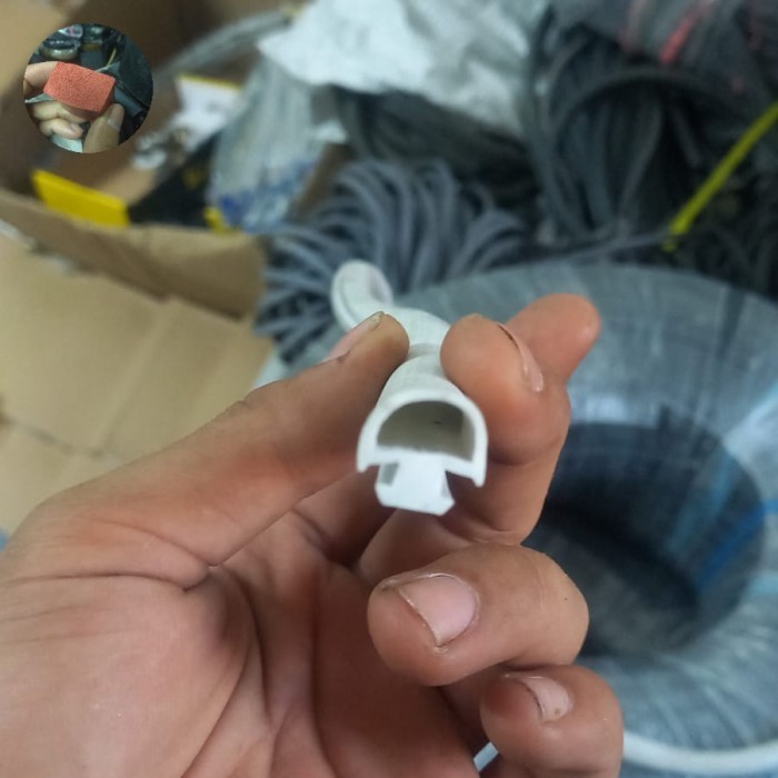 Jual lis kaca list pintu almunium model jamur | Shopee Indonesia