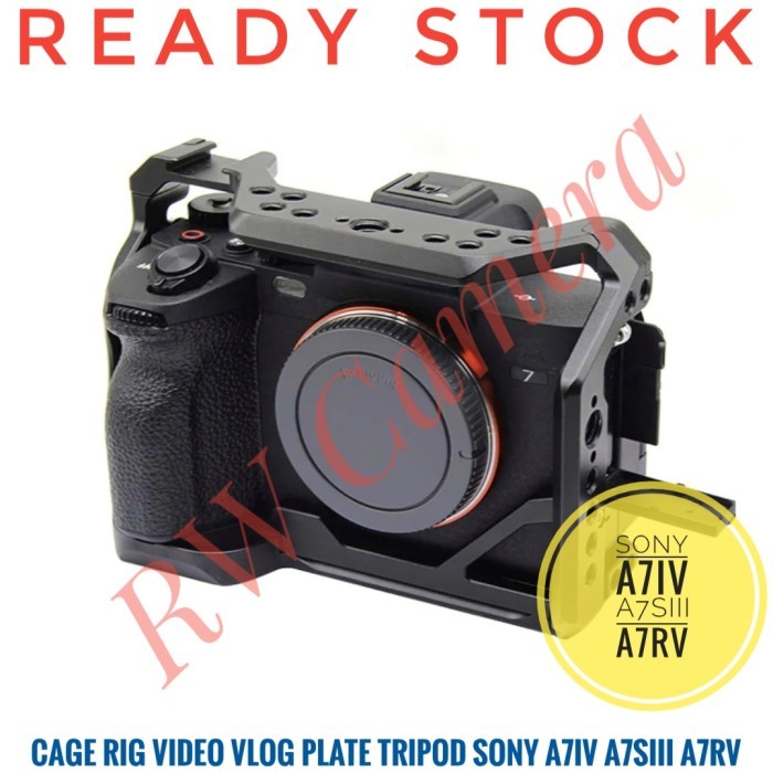 Jual TERBARU! Cage Sony A7IV A7SIII A7RV A74 A7S3 Plate Rig Camera Hand ...