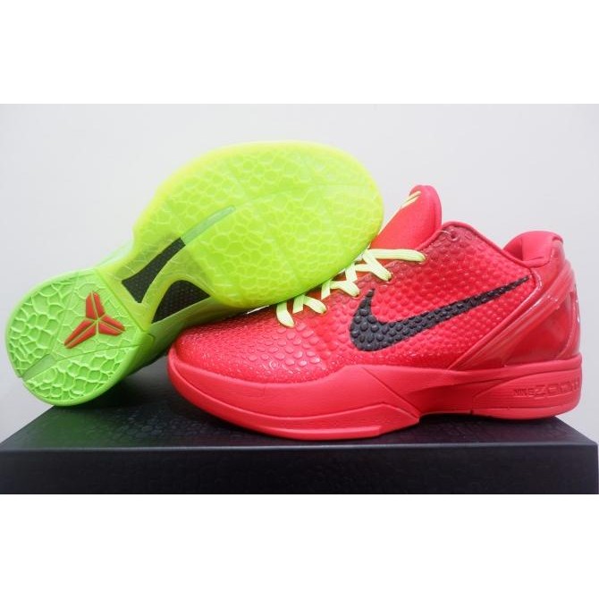 Jual SEPATU BASKET NK KOBE 6 PROTRO LOW GRINCH MISMATCH | Shopee Indonesia