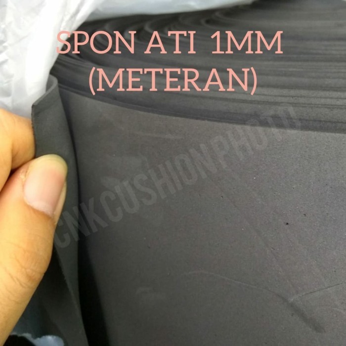Jual TERUJI SPON KARET ATI / BUSA HATI / EVA SPONGE ROLL 1 MM - METERAN ...