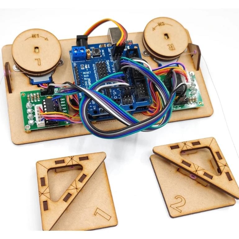 Jual Draw Wall Painting Robot With Cable Plotter For Arduino Robot Diy ...