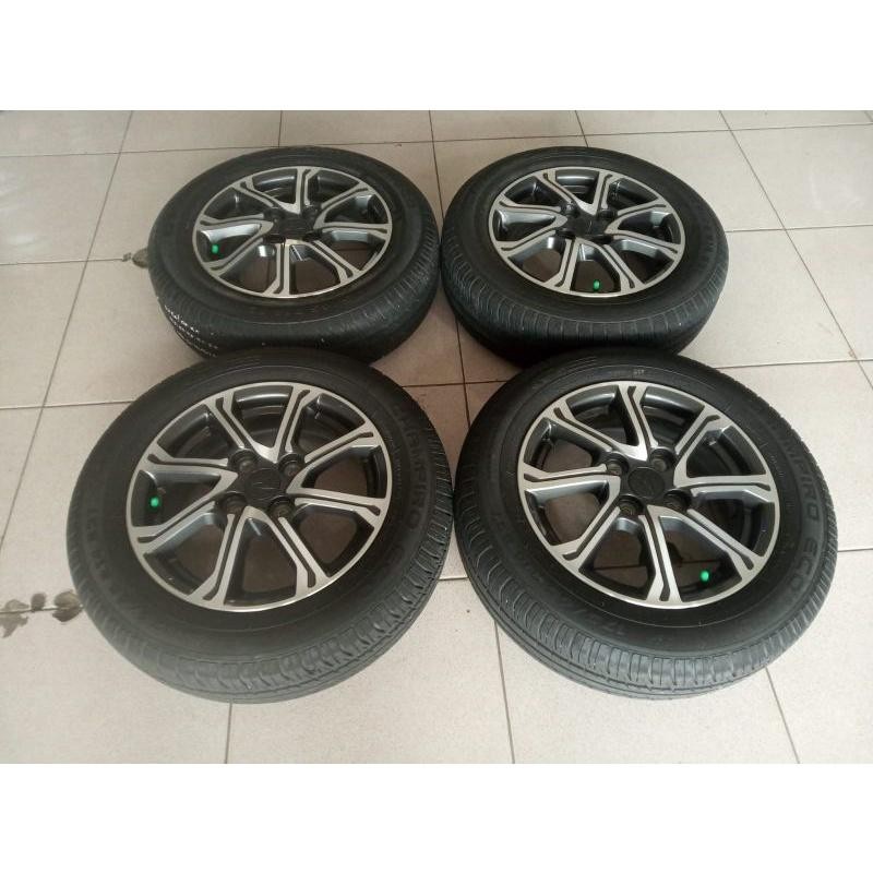 Jual Velg Mobil Bekas Oem New Sigra Ring 14 Pcd 4X100 + Ban Champiro 175 65 R14 | Shopee Indonesia