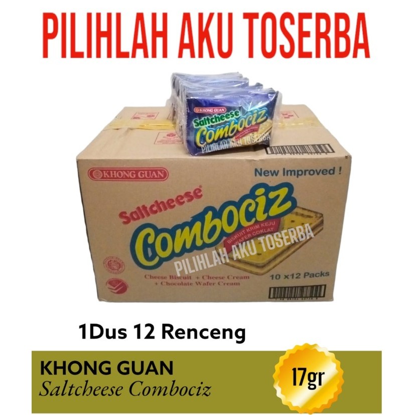 Jual Biskuit Khong Guan SALTCHEESE COMBOCIZ RENCENG - ( HARGA 1 DUS ...