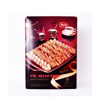 Jual BISKUIT PIE PASTRY KALENG MONDE PIE SELECTION 800 GR PASTRI ANEKA ...