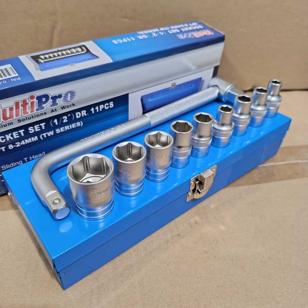 Jual Kunci Shock Sok Set 10 Pcs TEKIRO 1/2" 6 Pt Ukuran 8 - 24 Box Plastik | Shopee Indonesia