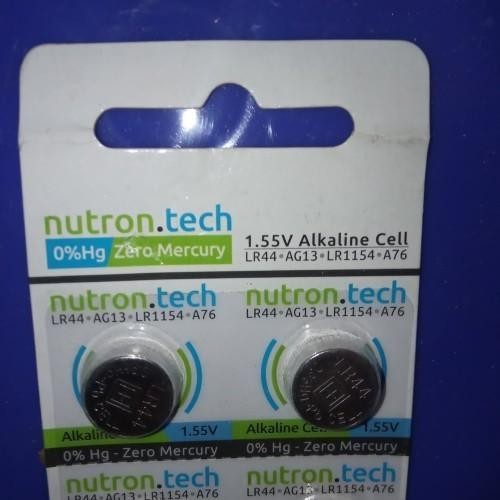 Jual Battery Type Lr44 Jenis Alkaline Cell Per 1 Strip @10 Biji ...