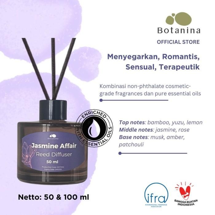 Jual Botanina Reed Diffuser Jasmine Affair 50Ml Terlaris 100 % Original | Shopee Indonesia