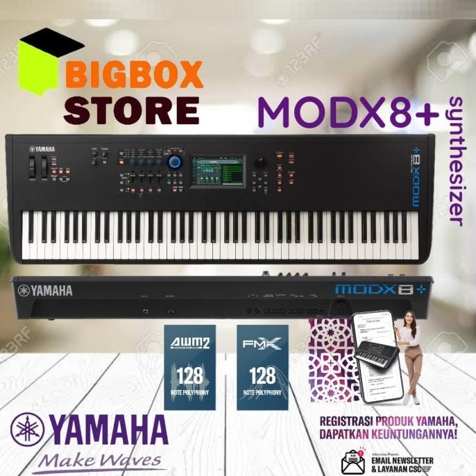 Jual YAMAHA MODX 8 / MODX8 KEYBOARD SYNTHESIZER ORIGINAL DAN TERPERCAYA ...