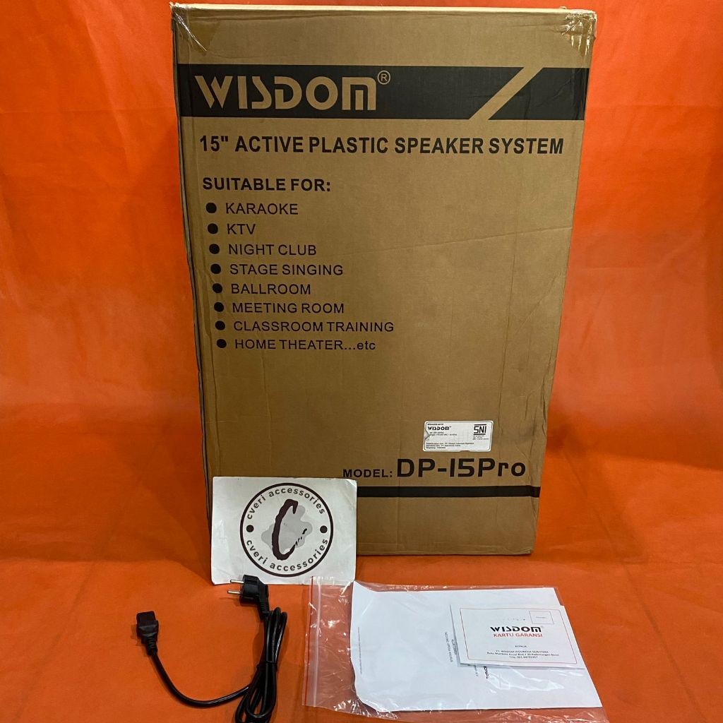 Jual Wisdom DP15 PRO Speaker Aktif 15" Original Wisdom DP-15 PRO | Shopee Indonesia