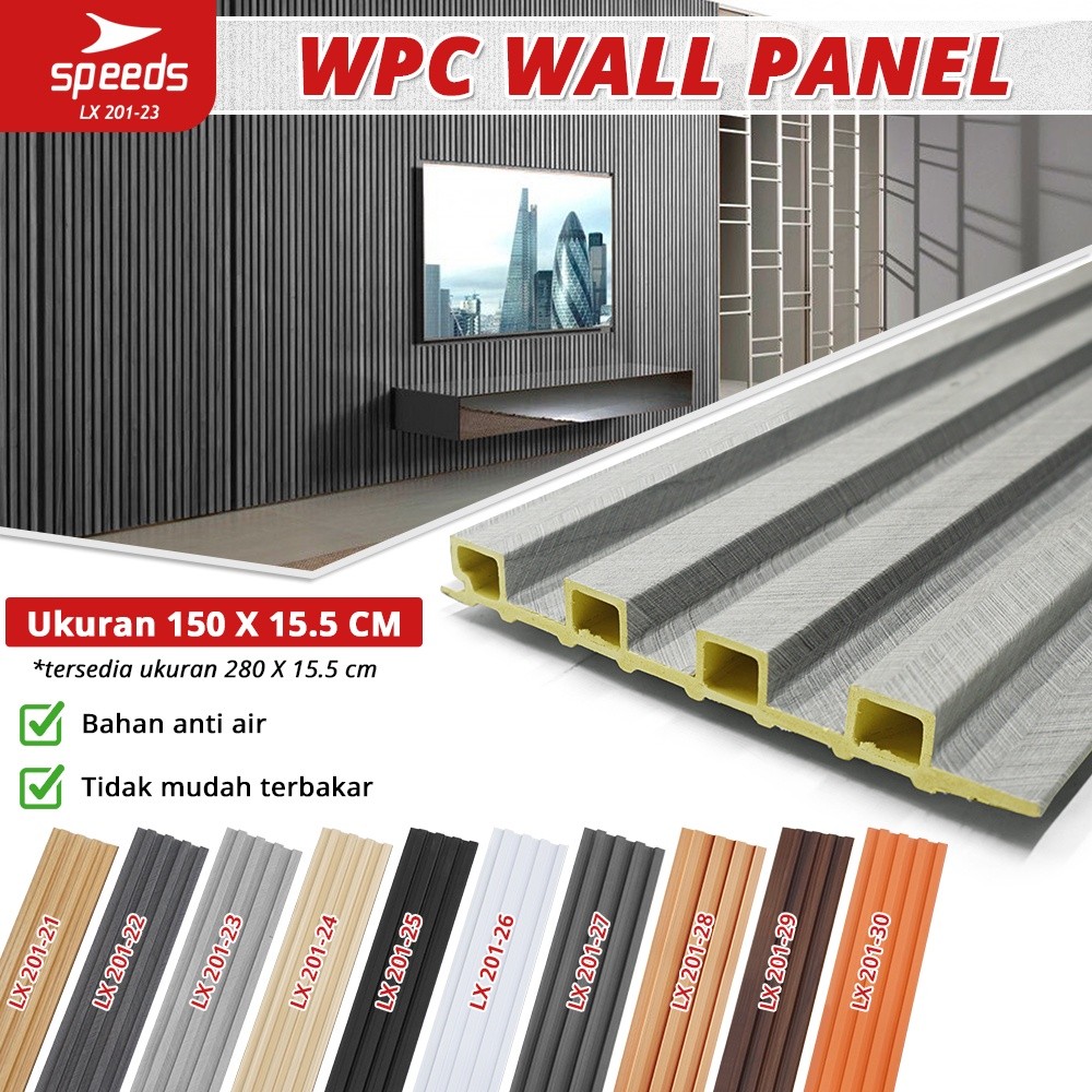Jual SPEEDS WPC Wallpanel Wall Panel Kayu Panel Wood Wood Panel Kisi ...